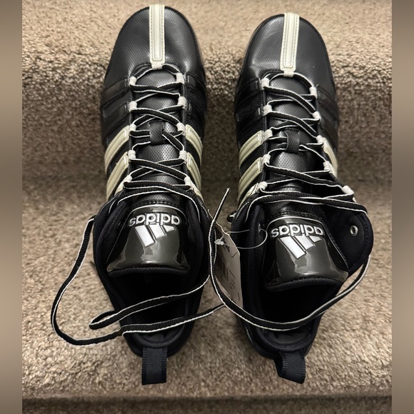 adidas | Shoes | Adidas Scorch Football Cleats Black White Stripes Mens ...
